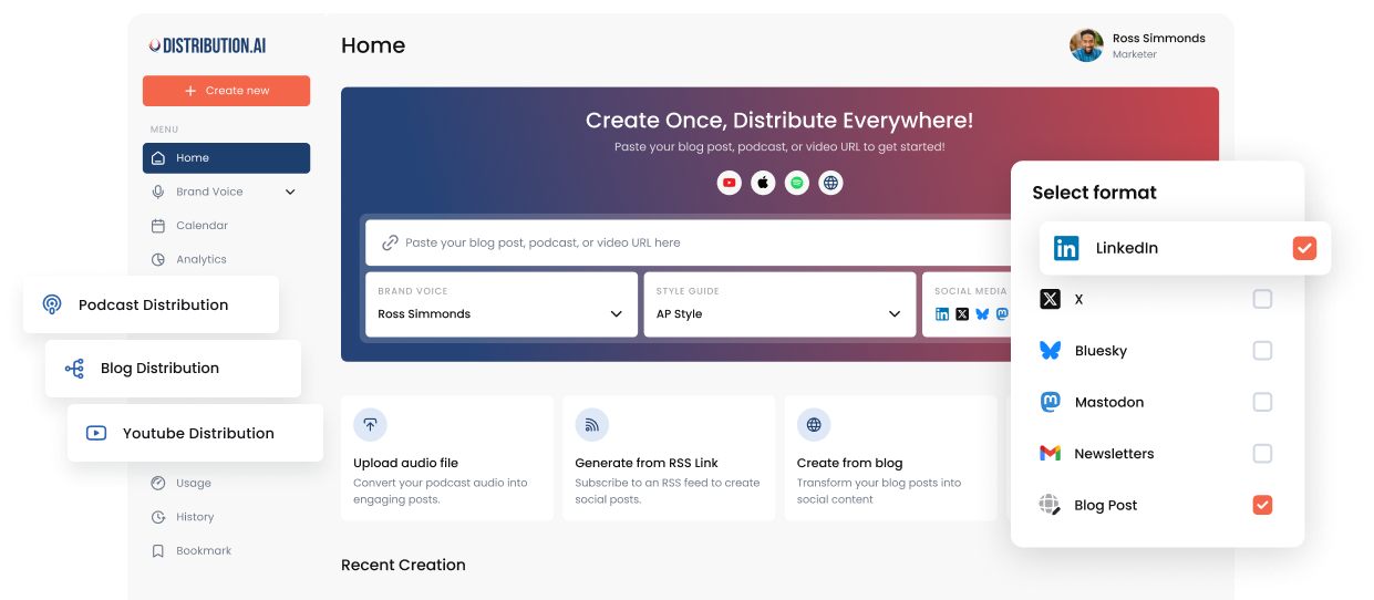Distribution.ai | Scale Your Content Distribution With AI